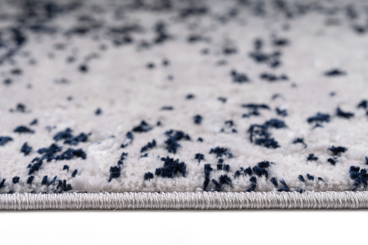 Artistic Navy Blue Abstract Living Room Rug - Monalisa – www ...